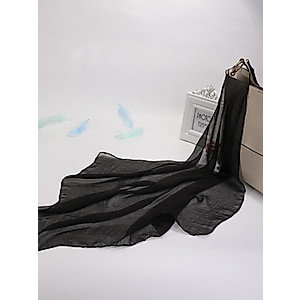 SATINIOR Chiffon Scarf Women Square Handkerchief Lightweight Satin Ribbon Scarf Retro Neck Scarf