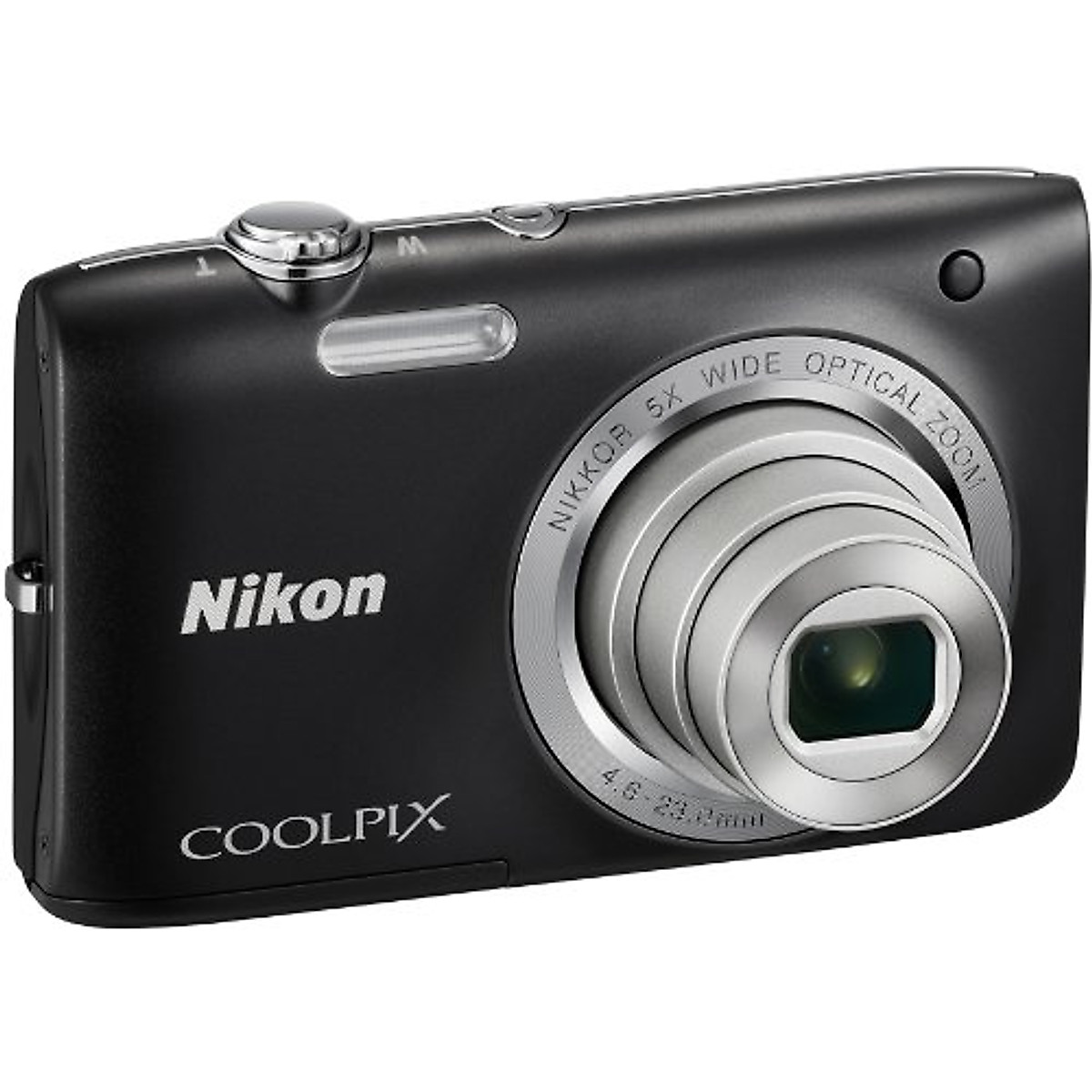 Nikon Coolpix S2800 Point and Shoot Digital Camera with 5X Optical Zoom (Black) International Version No Warranty