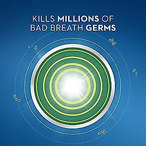 Crest 3D White Diamond Strong Mouthwash, Alcohol free, Fluoride Whitening, Clean Mint, 473 mL (16 fl oz), 4 Count