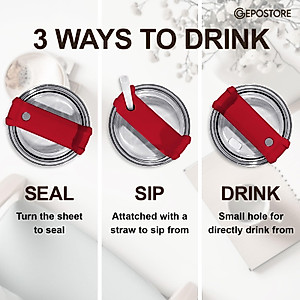 GEPOSTORE Valentines Gifts for Him Her, Horror Characters 40 Oz Tumbler with Handle, Movie Scary Cup, Gifts for Horror Fan