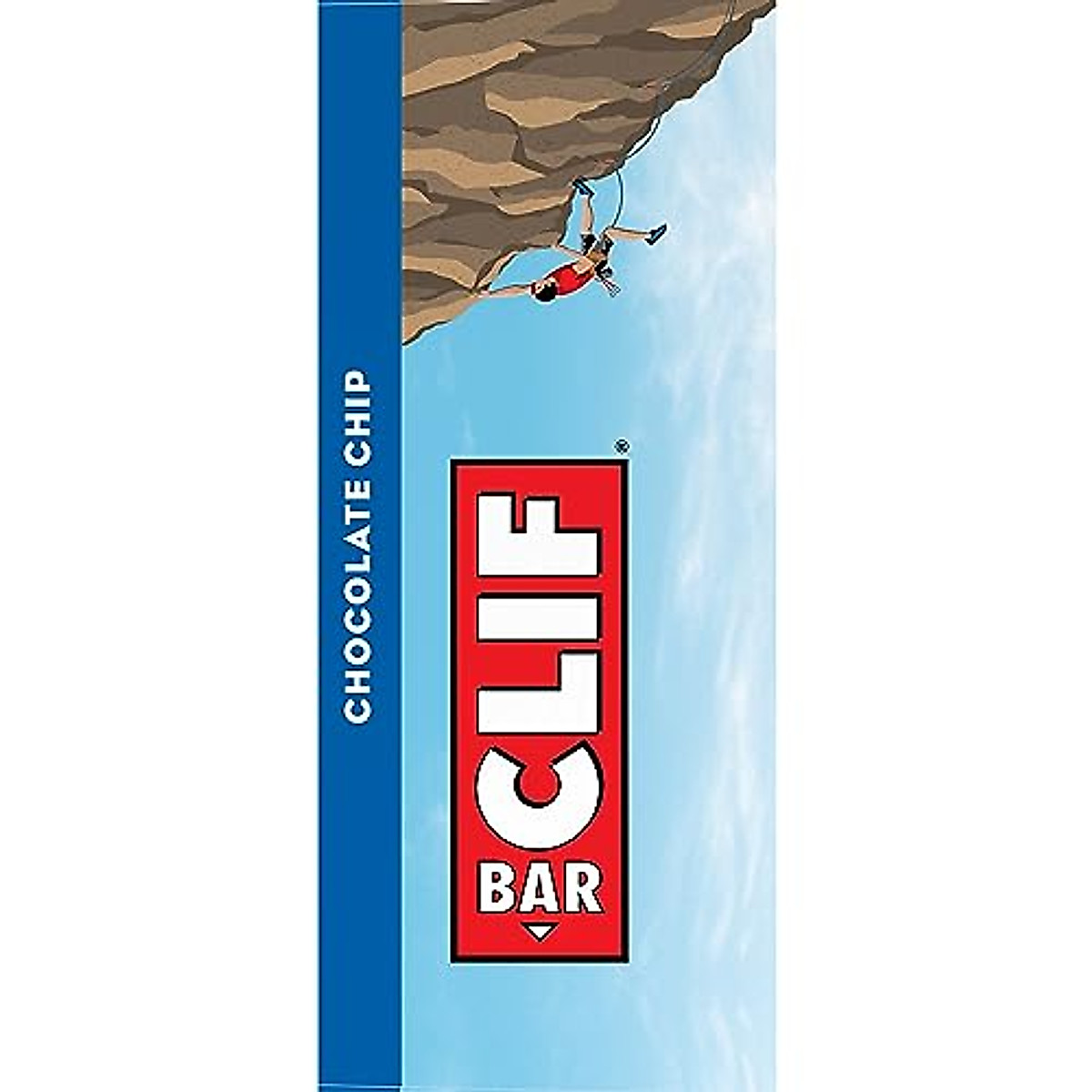Clif Bar - Chocolate Chip - Made with Organic Oats - 10g Protein - Non-GMO - Plant Based - Energy Bars - 2.4 oz. (12 Pack)