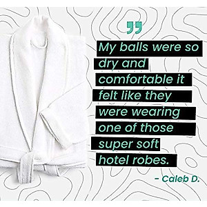 Ballsy Anti-Chafing, Anti-Itch Groin Deodorant for Men - Quick Drying Liquid Powder, Baby Powder Replacement, Protects from Sweat, Odor and Irritation, 3.4 oz