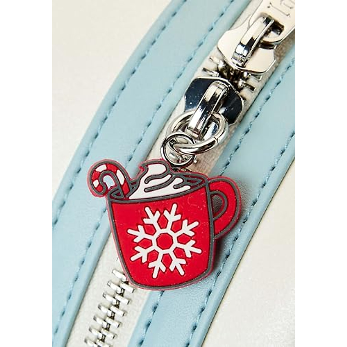 Loungefly Disney Stitch Holiday Snow Angel Glitter Mini Backpack