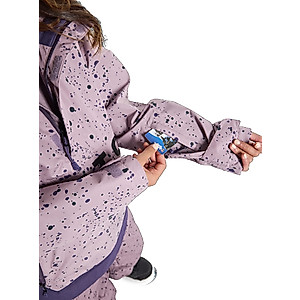 Burton Women's Standard Frostner 2L Anorak Jacket, Elderberry Spatter/Violet Halo, X-Small