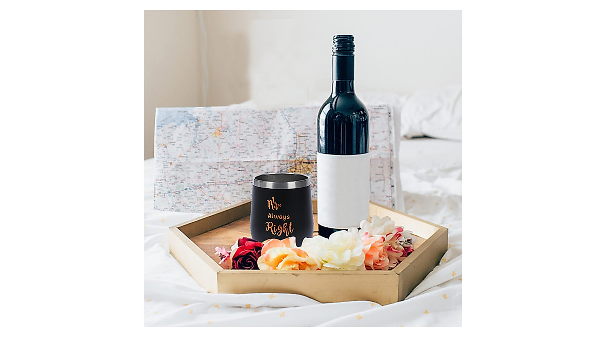 Mr and Mr Wine Tumbler Set – Perfect Gift for Couples