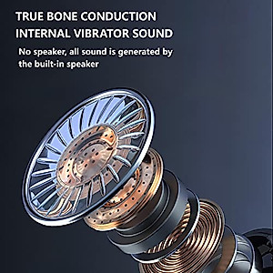 Onlyliua Wireless Bluetooth Headphones, B𝚘ne-Conduction Bluetooth 5.3 Headset, HiFi Stereo Sound & Noise Reduction HD Sound Quality, for Sport, Gaming, Music