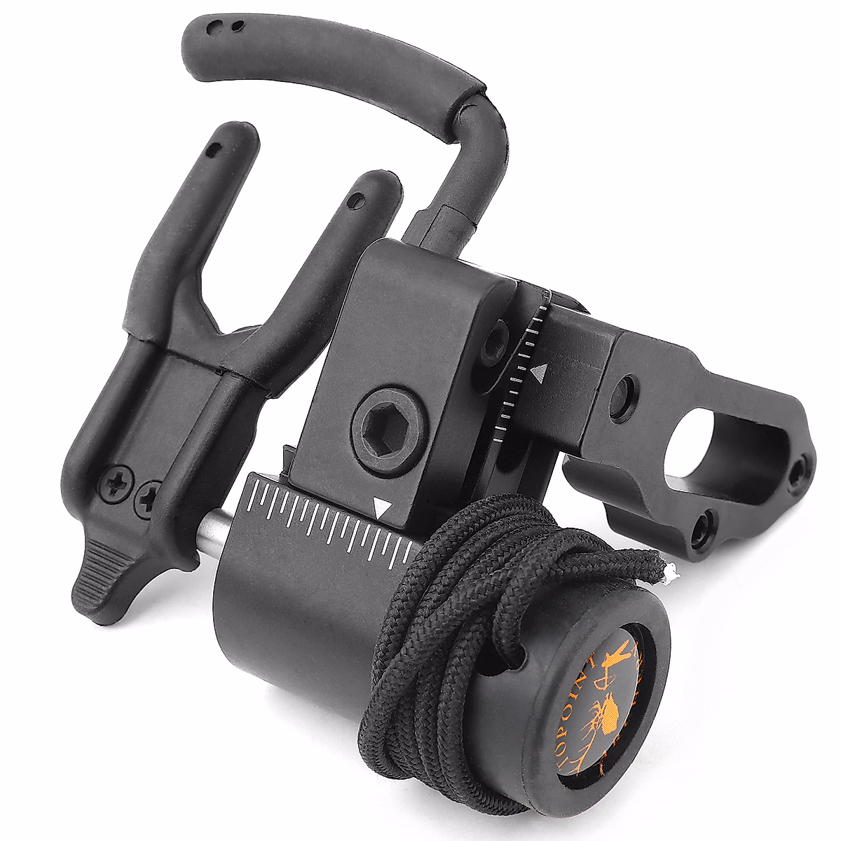 AMEYXGS Drop Away Arrow Rest for Compound Bow Right/Left Hand Compound Bow Arrow Rest with Locking Structure (Right Hand, BLACK)