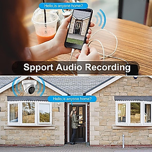 ECI-T24F2 4MP POE IP Turret Dome Camera 2.8mm 98° Wide Viewing Angle, True WDR, 98ft EXIR Night Vision, Full Metal IP67 Outdoor Rated, H.265+, Plug and Play Compatible with Hik Vision NVR