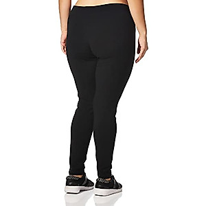 Hanes Women's Cotton Leggings Q71129 1 Pair, Black, Medium