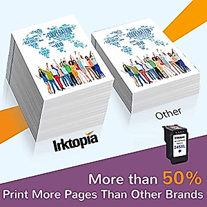 Inktopia Compatible Ink Cartridge Replacement for Canon PG 245XL 245 XL PG-243 (Single Black) Used in Canon PIXMA MX492 MX490 IP2820 MG2420 MG2522 MG2555 MG2920 MG2922 TS302 Printer