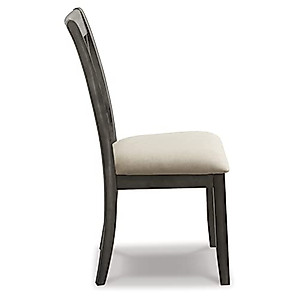Signature Design by Ashley Curranberry Casual Upholstered Dining Chair, 2 Count, Gray