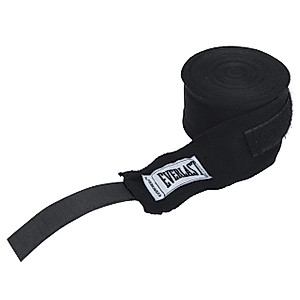 Everlast Professional Hand Wraps, 180-Inch, Black