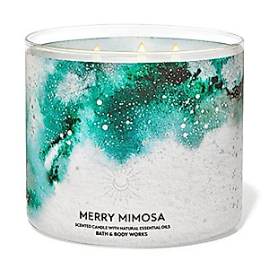 Merry Mimosa Candle 3 Wick w Natural Essential Oils