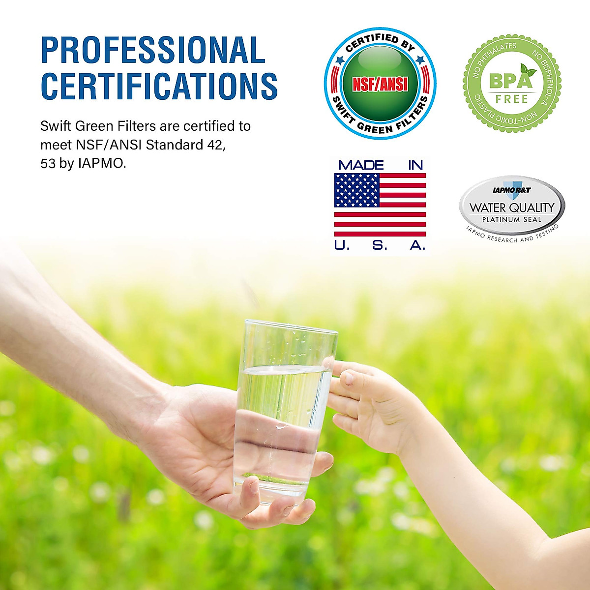 Swift Green Filters SGF-A1-3P Water Filter, 3 Pack, White, 3 Count