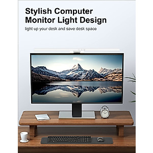 Kaulsoue Monitor Light Bar, Ultra-Wide 19.69" Screen Light Bar with Touch Control, Eye Care Monitor Lamp with 3 Color Modes, No Glare, USB Powered LED Desk Lamp for Office/Home/Study Room