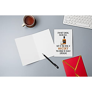 30th 40th 50th 60th Birthday Card for Women Men - Funny Bday Greeting Card for Friend Brother Son, Gag Card Gifts for Him