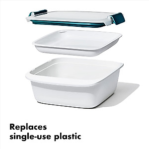 OXO Good Grips Prep & Go 6.3 Cups Salad Container (Pack of 4) Leakproof Food Storage