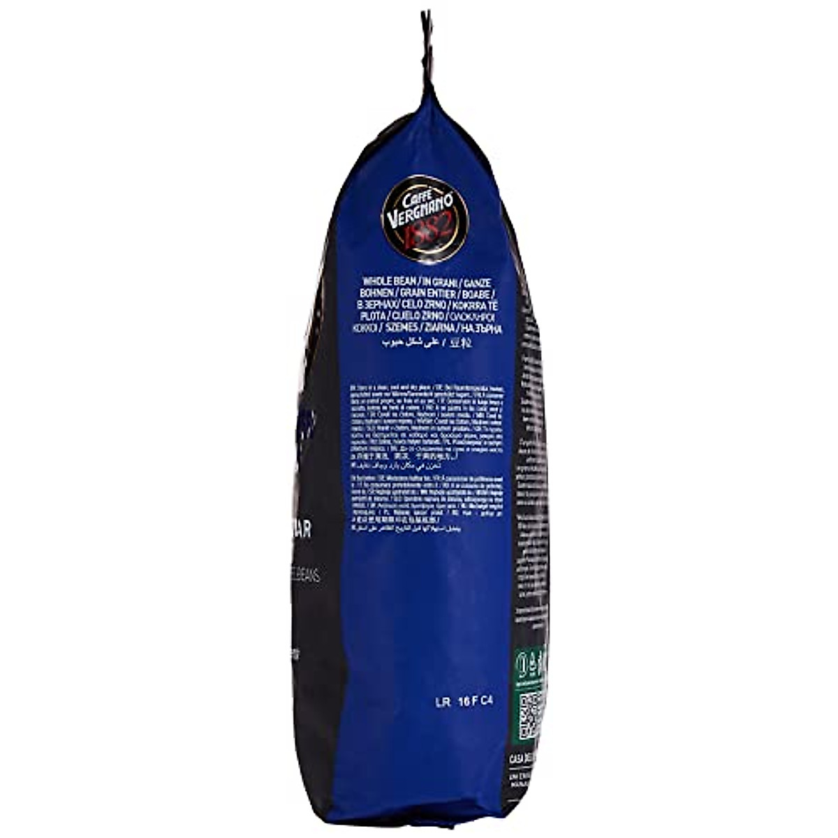 Caffe Vergnano Espresso Roast "Crema 800 Blend" Whole Bean Coffee | 2.2 Lb Bag (1 kilo) | Imported from Italy