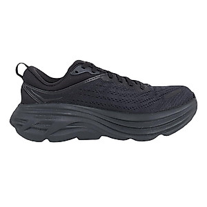 Hoka Women's Bondi 8 Sneaker, Black/Black, 7.5