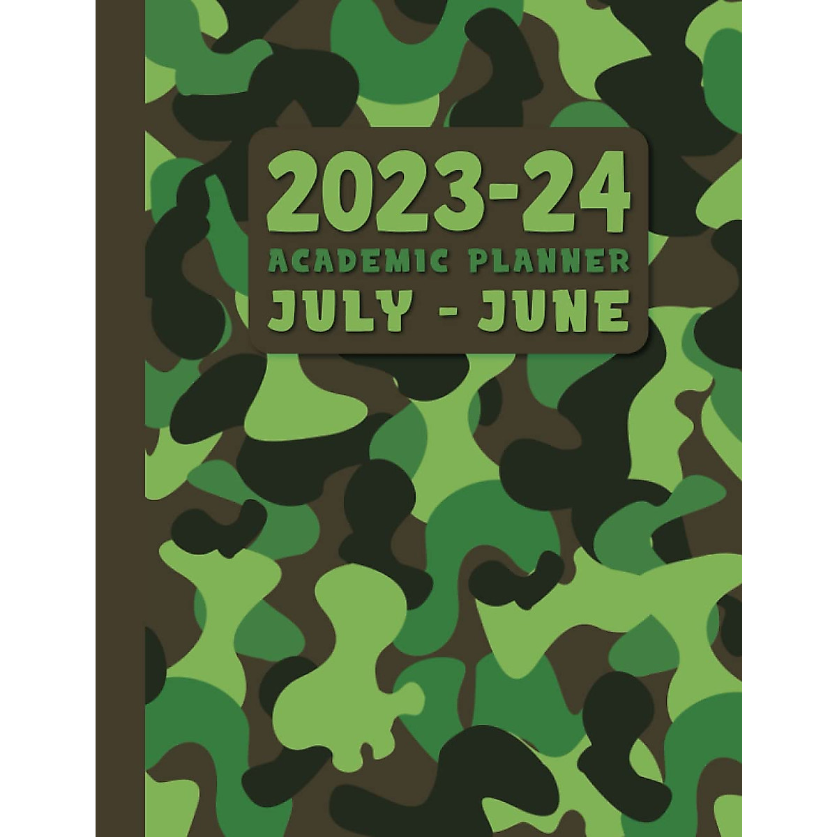 2023-2024 Academic Planner: July 2023 - June 2024 12 Month Weekly Organizer Agenda. School & College Student Week Schedule Calendar. 8.5 x 11 Camouflage Cover
