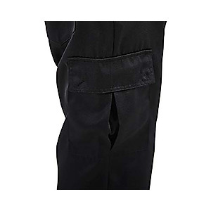 Men's and Women's Black Baggy Chef's Pants Floral Restaurant Work Pants and Kitchen Uniform Cargo Style Chef Pants M