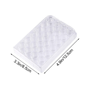 ULTECHNOVO 24 Well Cell Culture Plate Plastic Petri Dish for Lab (12.5 x 8.5 x 2 cm)