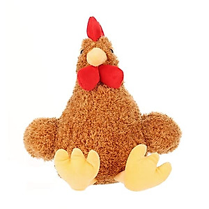 Apricot Lamb Toys Plush Ginger Rooster Stuffed Animal Soft Cuddly Perfect for Child (Ginger Rooster,10Inches)