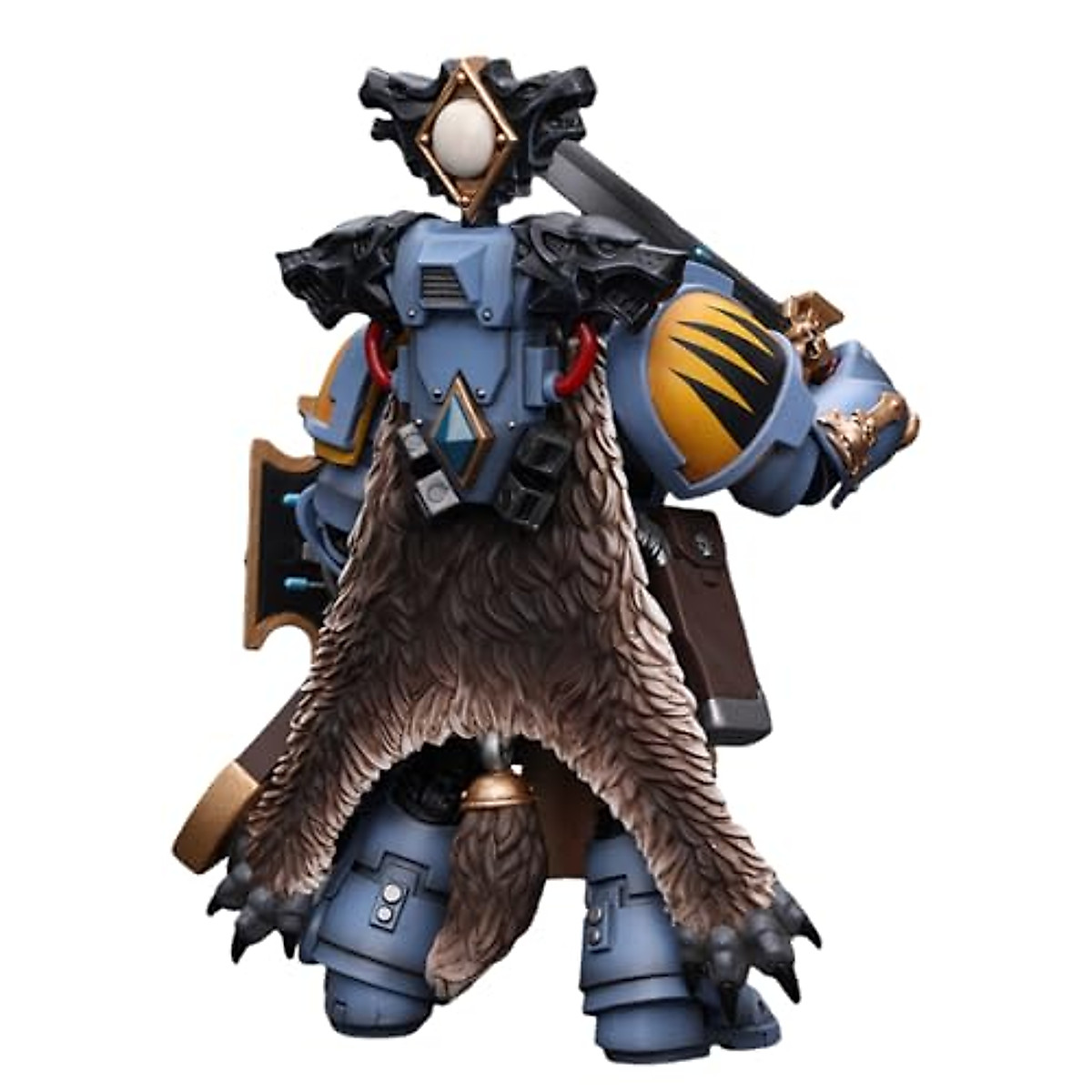 HiPlay JoyToy Warhammer 40K Collectible Figure: Primaris Space Marines Space Wolves Bladeguard Veteran 1:18 Scale Action Figures JT2795 (Space Wolves JT2795)