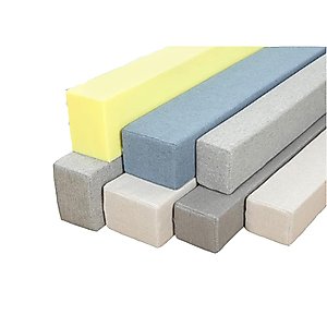 JCANT Rectangle Bed Bridge Wall Mattress Gap Filler,Washable Cover,Bed Bumpers Bed Guard Mattress Extender for Queen, King, Full Bed