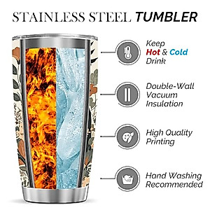 FOCIUZTA 20oz Cartoon Gaming Controller Pattern Tumbler with lid, Travel Coffee Cup, Ideal for Easter, Gaming Enthusiast, Mother Day, and birthday gifts
