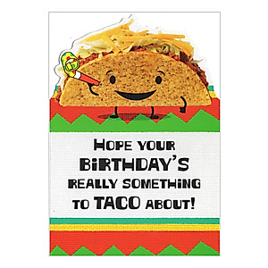Heartline by Hallmark Funny Happy Birthday Card (Taco About)