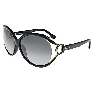 Salvatore Ferragamo Sunglasses SF600S 001 Black 61 14 130, 61mm