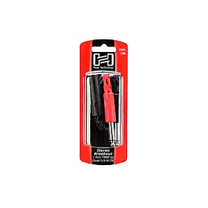 HOSA STP-201RR Right Angle 1/4" TRS to Dual Right Angle 1/4" TS Insert Cable,1 Meter Black & YPP-136 1/4" TRSF to Dual 1/4" TS Stereo Breakout Cable
