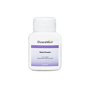 Dukal Dawn Mist Baby Powder, Cornstarch, 2 oz. (Pack of 96)