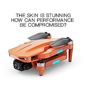 OZLIKA L700 GPS Drone 4K Professional Dual HD Camera Aerial Photography Brushless Motor Foldable Quadcopter RC Distance 1200M (Color : 4K-Orange-Bag)