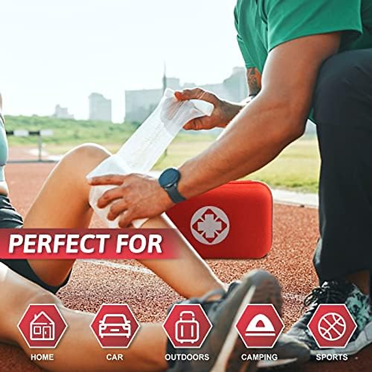 First Aid Kit Home 274PCS Emergency Kit Home Supplies First Aid Kits for Car Camping Essentials for Adventures Boat Public YIDERBO