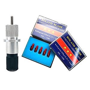 1 holder +15pcs 5x30+5x45+5x60 Blades for Roland Vinyl Cutter blade Holder