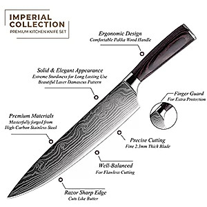 SENKEN 14-piece Japanese Kitchen Knife Set - Imperial Collection