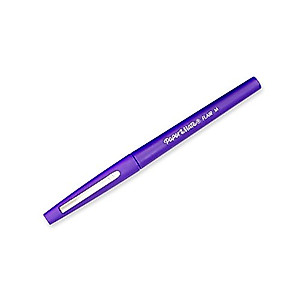 Paper Mate Flair Felt Tip Pen, 0.7mm, Medium Point, Purple Ink, 4-Count