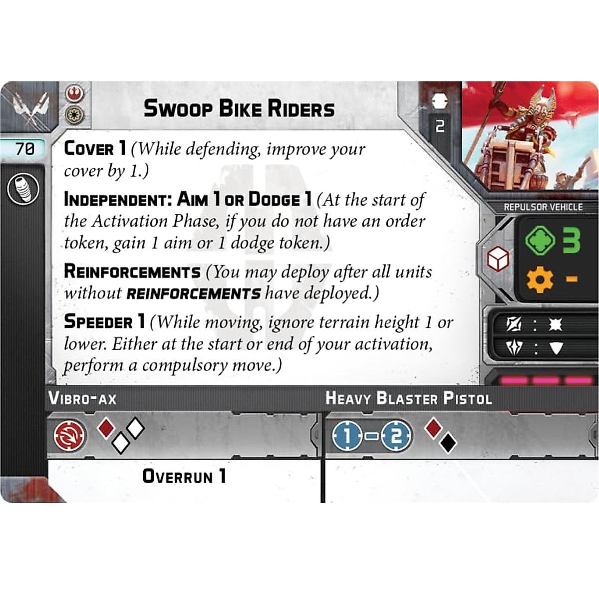 Star Wars: Legion Swoop Bike Riders Unit Expansion - Enhance Battlefield Mobility! Tabletop Miniatures Strategy Game for Kids & Adults, Ages 14+, 2 Players, 3 Hour Playtime, Made by Atomic Mass Games