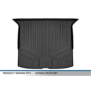 MAXLINER All Weather Custom Cargo Liner Trunk Floor Mat Black Compatible with 2019-2022 Honda Passport