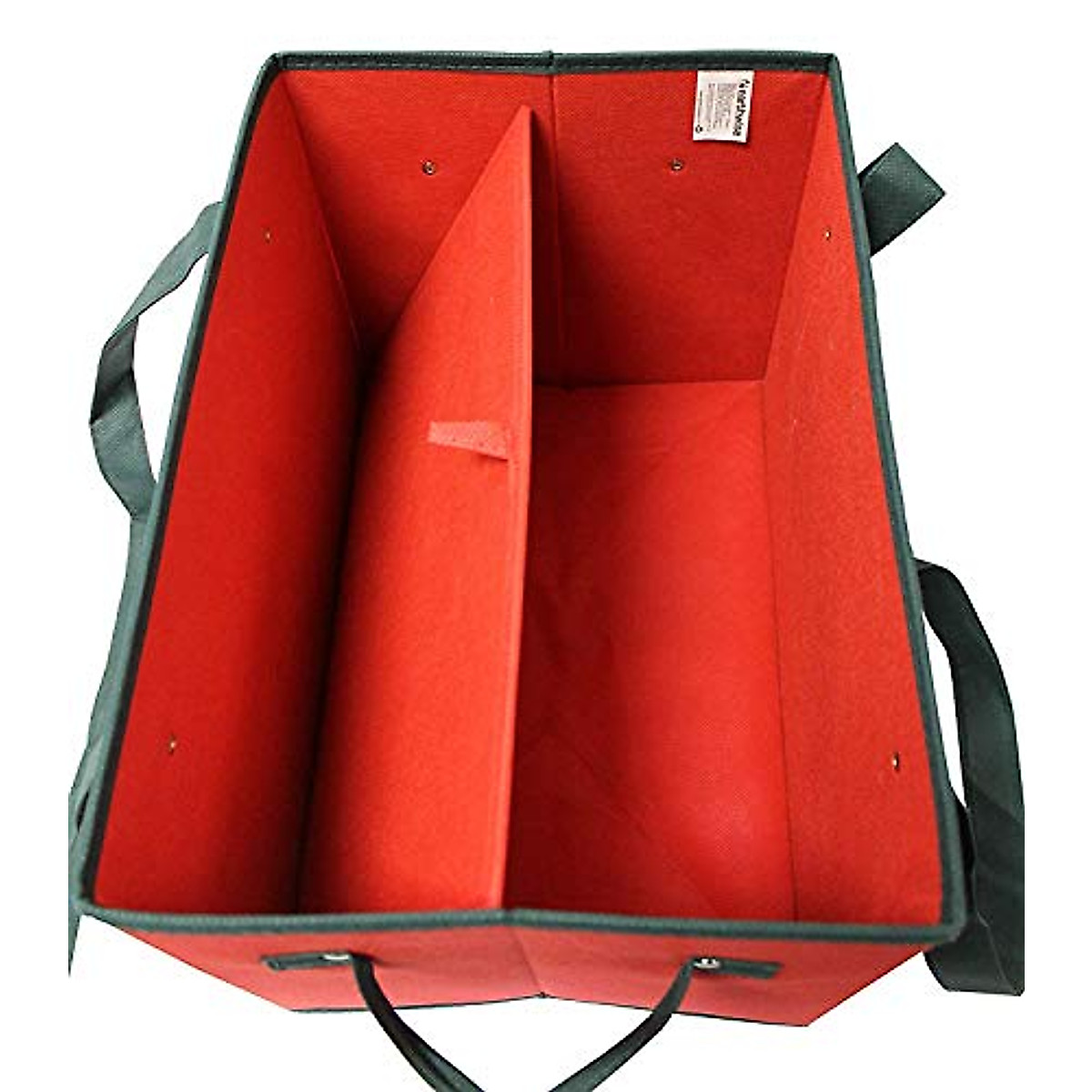 Earthwise Deluxe Collapsible Reusable Shopping Box Grocery Bag Set with Reinforced Bottom Plaid Holiday Xmas Christmas Design Storage Boxes Bins Cubes (Set of 3) (Holiday)