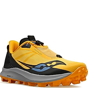 Saucony Women's Peregrine 12 ST Trail Running Shoe, Gold/Black, 10