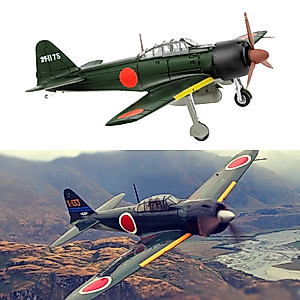 HANGHANG 1/72 Japan Zero Fighter Plane Model Metal Aircraft Model Military Airplane Model Diecast Plane Model for Collection or Gift
