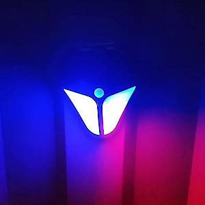 Aolyty Solar Strobe Warning Lights with 90DB Alarm Outdoor 2Pack, 4 Working Modes Solar Power Motion Sensor Alarm Light Waterproof Security Siren Light for Fence Pasture Home Farm Barn Villa Yard