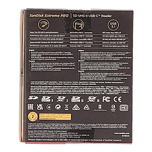 SanDisk Extreme PRO SD UHS-II USB-C Reader - SDDR-409-G46