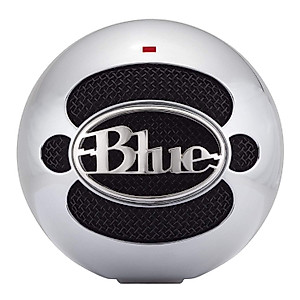 Blue Microphones Snowball USB Microphone (Brushed Aluminum) Bundle with Shock Mount (2 Items)