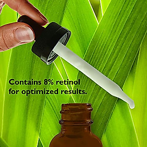 Retinol Complex Face Serum – Anti-Aging, Brightening Neck & Facial Serum Helps Firm, Smooth, & Nourish Skin with Lactic Acid, Vitamin A, & Retinyl Palmitate – Anti Wrinkle Serums by LaClaire, 30 ml