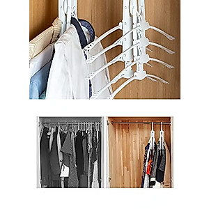 NVIVN Multifunctional Hanger Storage Artifact Hanger Hanging Clothes Household Drying Rack Support Pink