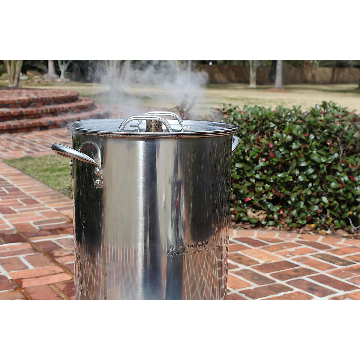 King Kooker KK30SRP 30 Quart Stainless Steel Turkey Skewer Pot with Basket, OS, Multi